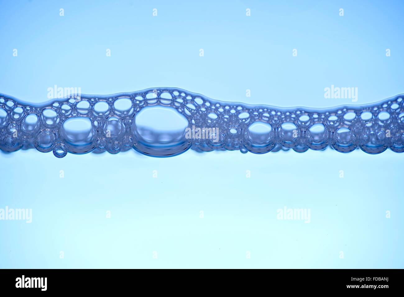 A studio photo of a blue water line Stock Photo - Alamy
