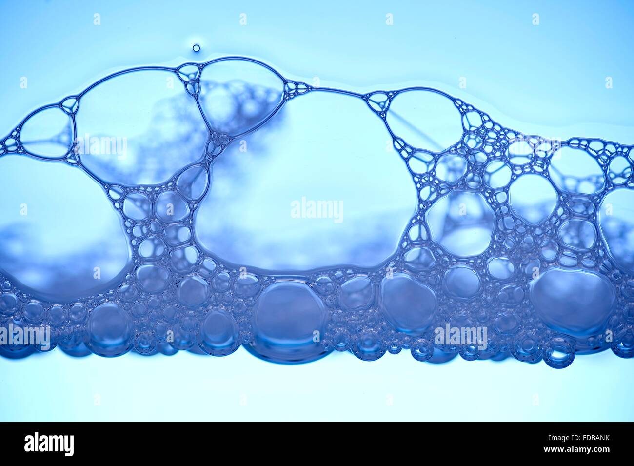 A studio photo of a blue water line Stock Photo - Alamy