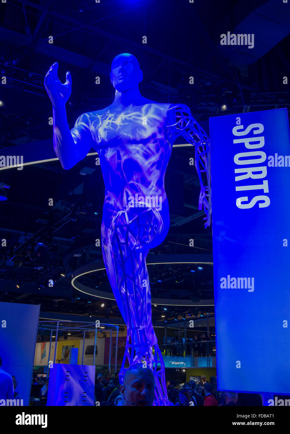 The Intel booth at the CES show held in Las Vegas Stock Photo - Alamy
