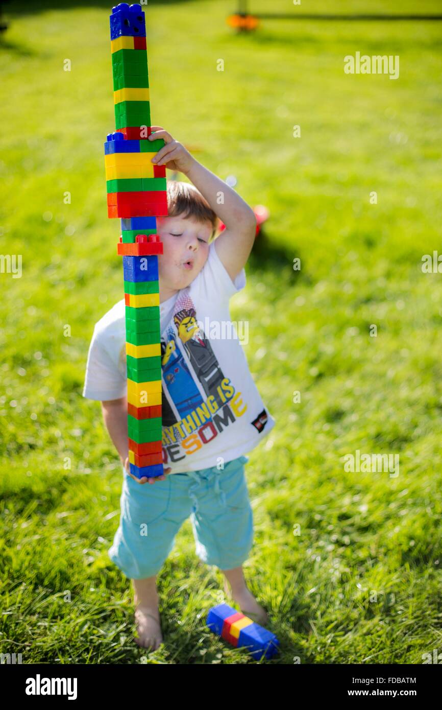 Plastic brick model hi-res stock photography and images - Alamy