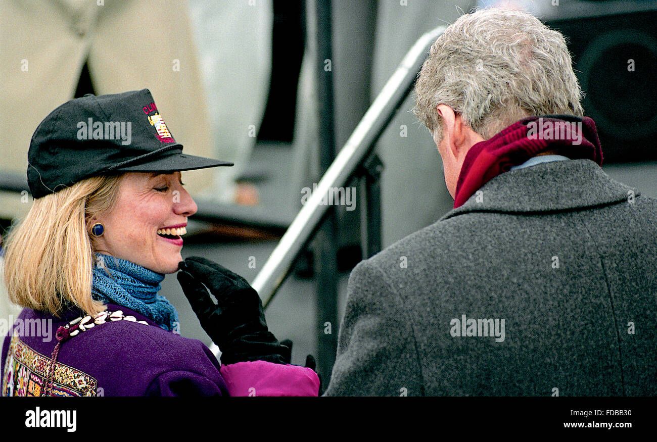 Columbus, Ohio, USA, 1st November, 1992 Hillary Rodham Clinton at ...