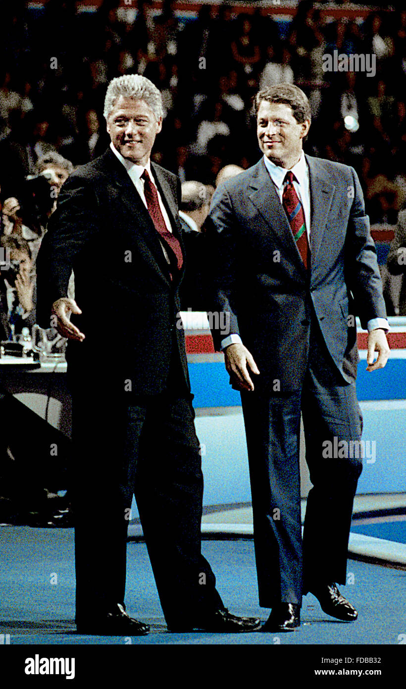 New York, NY., USA, 16th July, 1992 Arkansas Governor William Jefferson ...