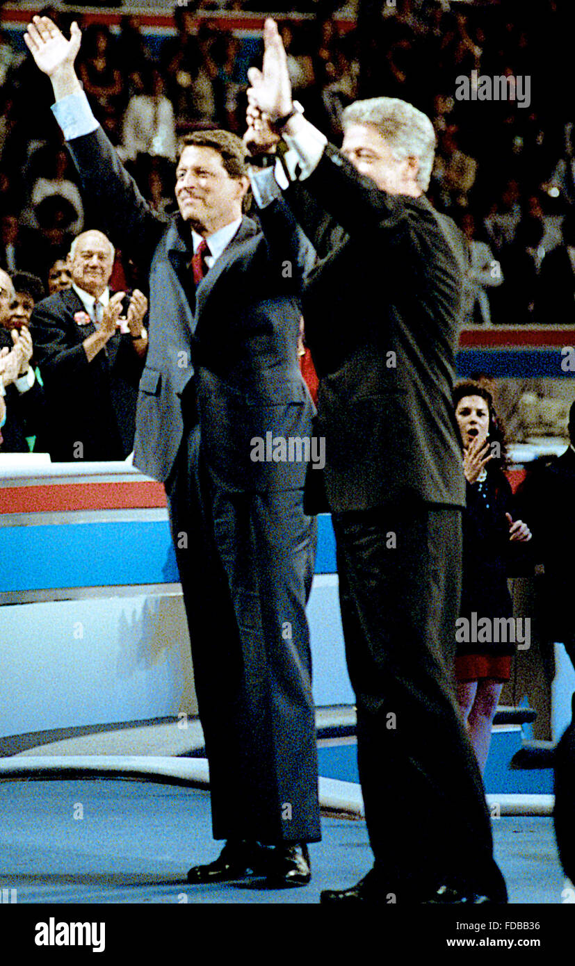 New York, NY., USA, 16th July,1992 Arkansas Governor William Jefferson ...