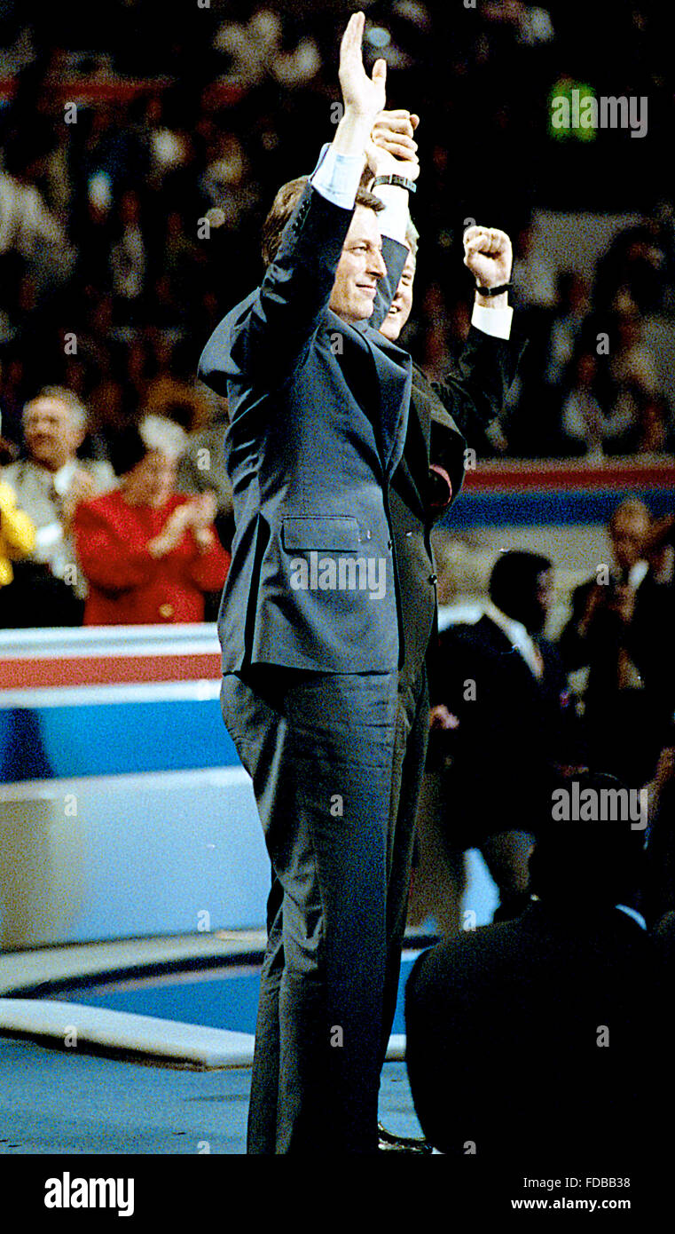 New York, NY., USA, 16th July, 1992 Arkansas Governor William Jefferson ...