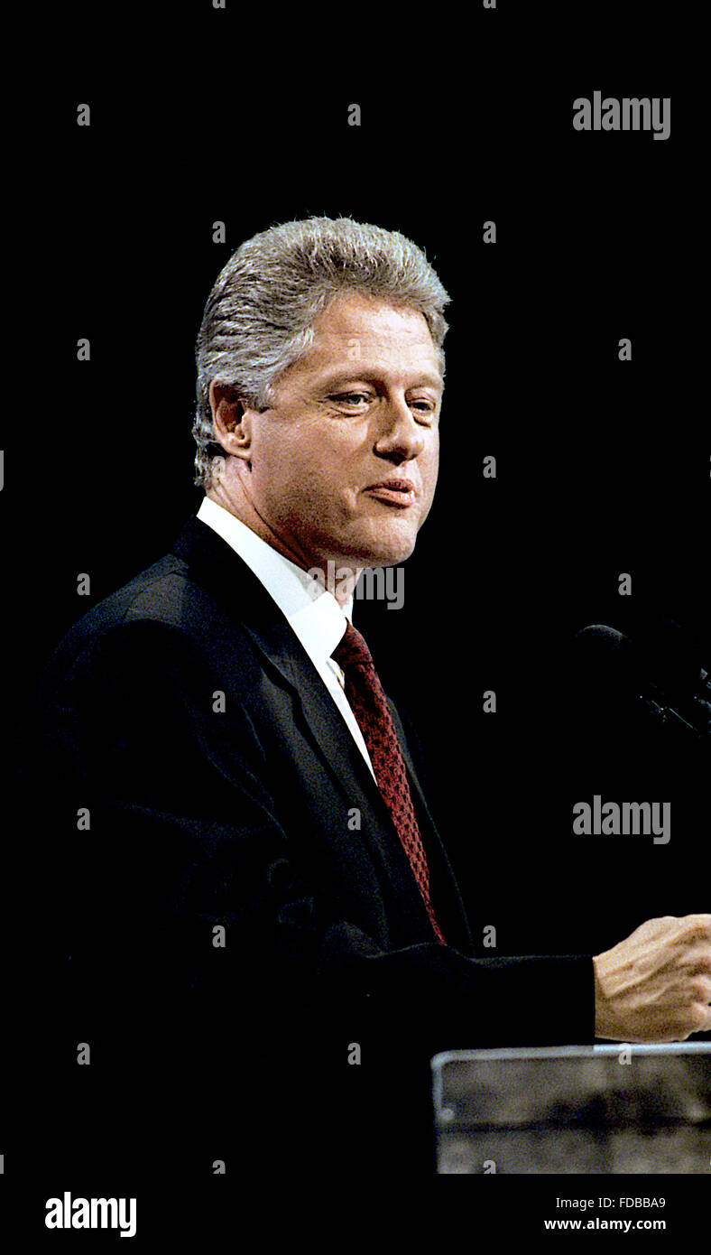 New York, NY., USA, 16th July 1992 Governor William Clinton (D-AR ...