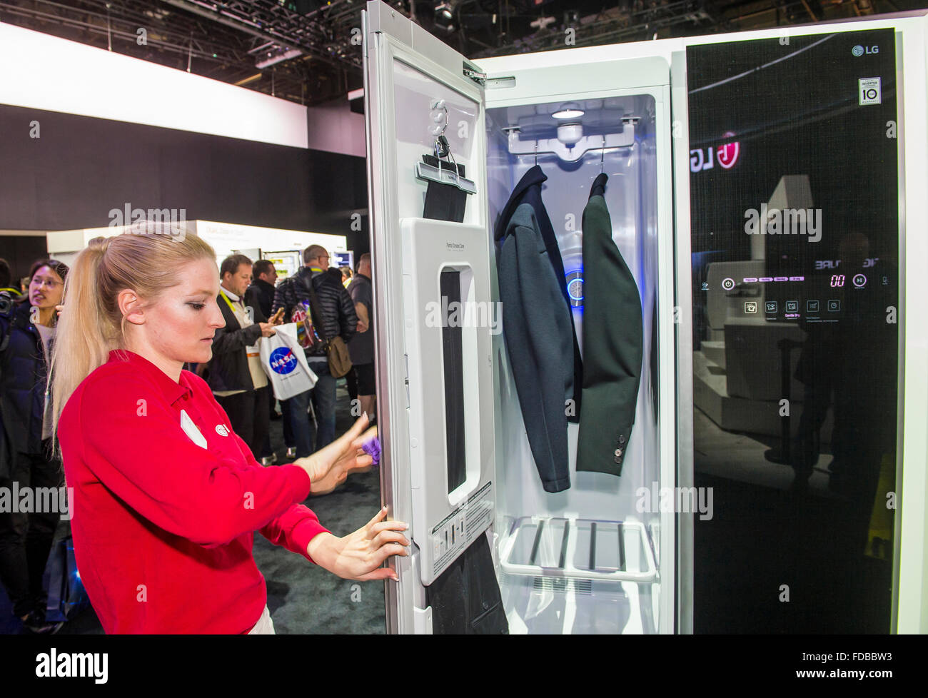 The LG booth at the CES show in Las Vegas Stock Photo - Alamy