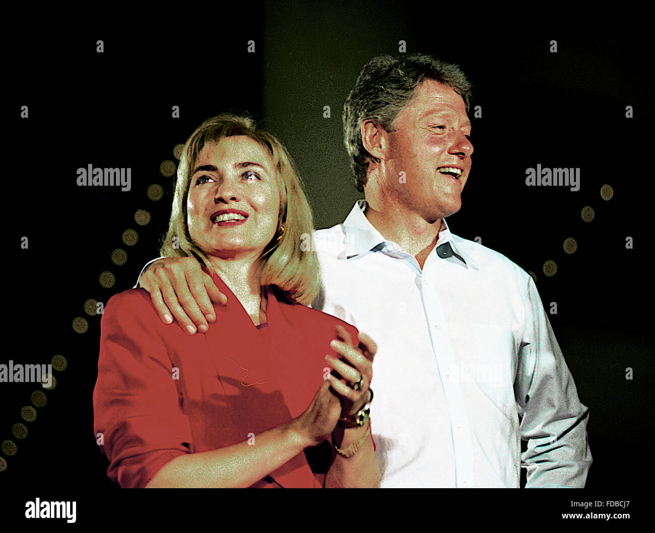 Bill clinton election night 1992 hi-res stock photography and images ...
