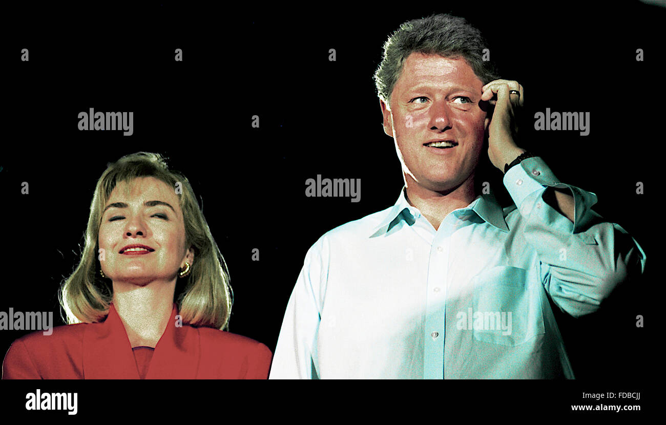 Bill clinton election night hi-res stock photography and images - Alamy