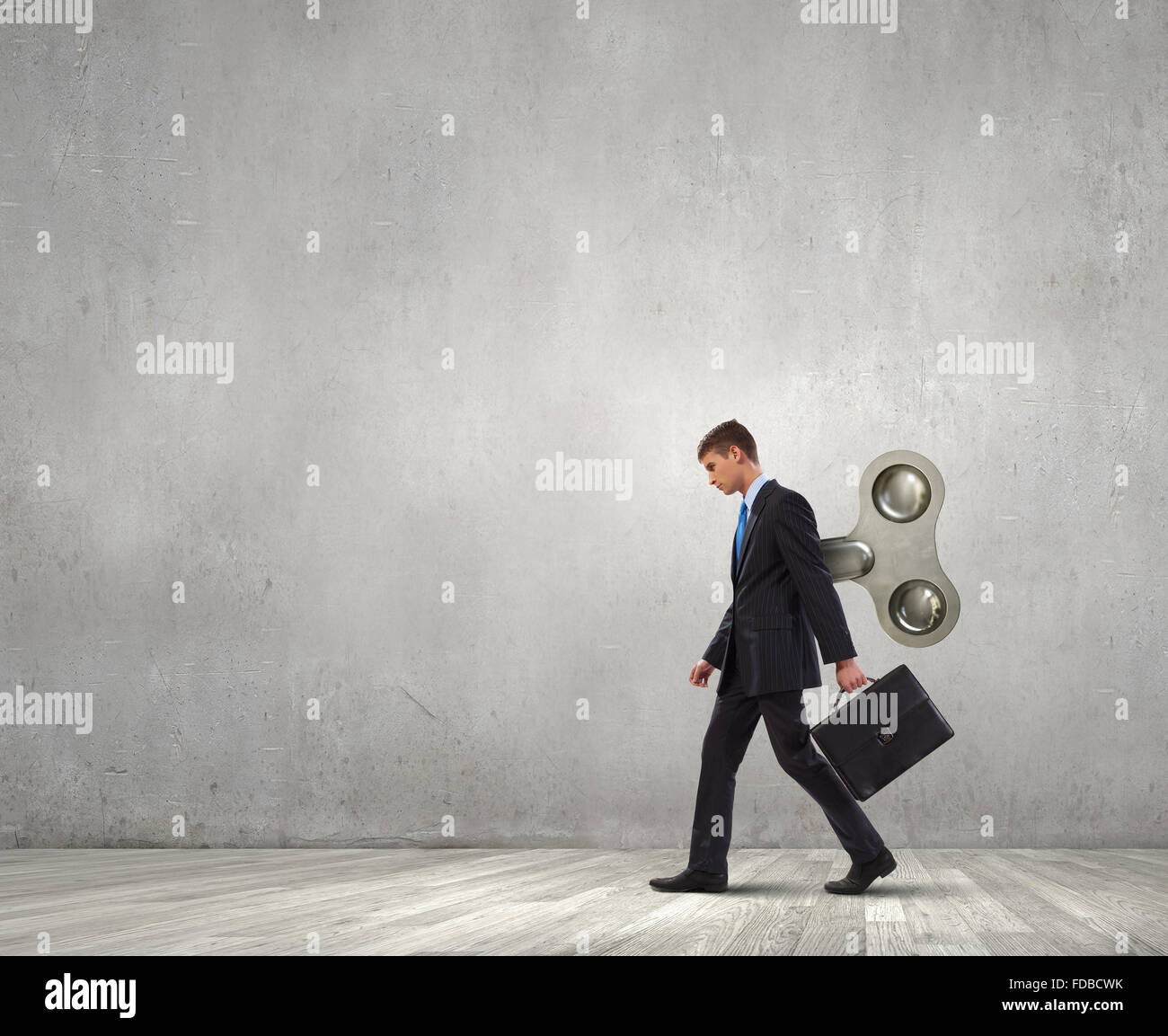 Tired businessman walking male hi-res stock photography and images - Alamy