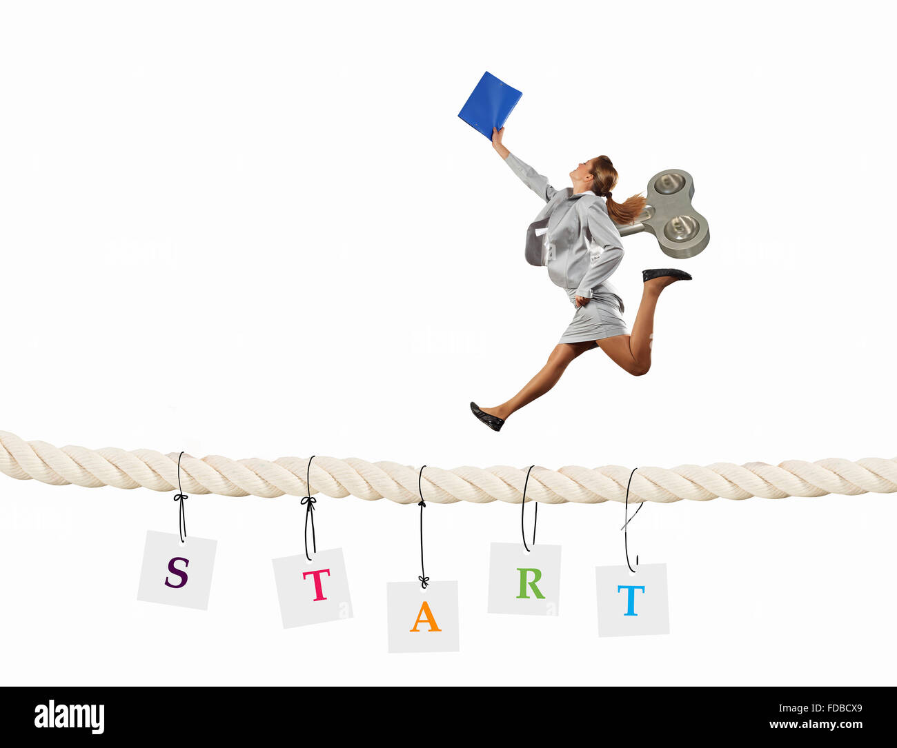 Walking wind up hi-res stock photography and images - Alamy