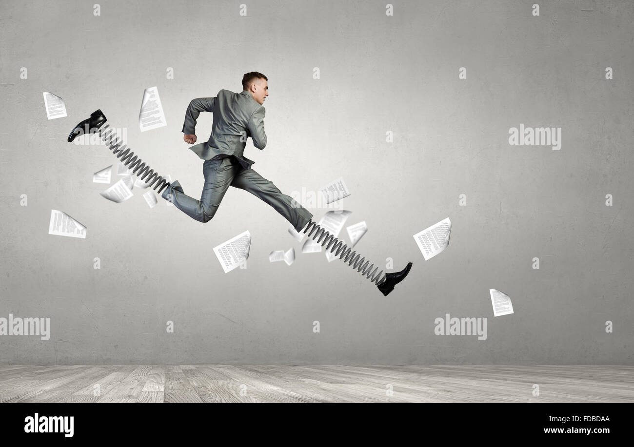 Springs On Feet High Resolution Stock Photography and Images - Alamy