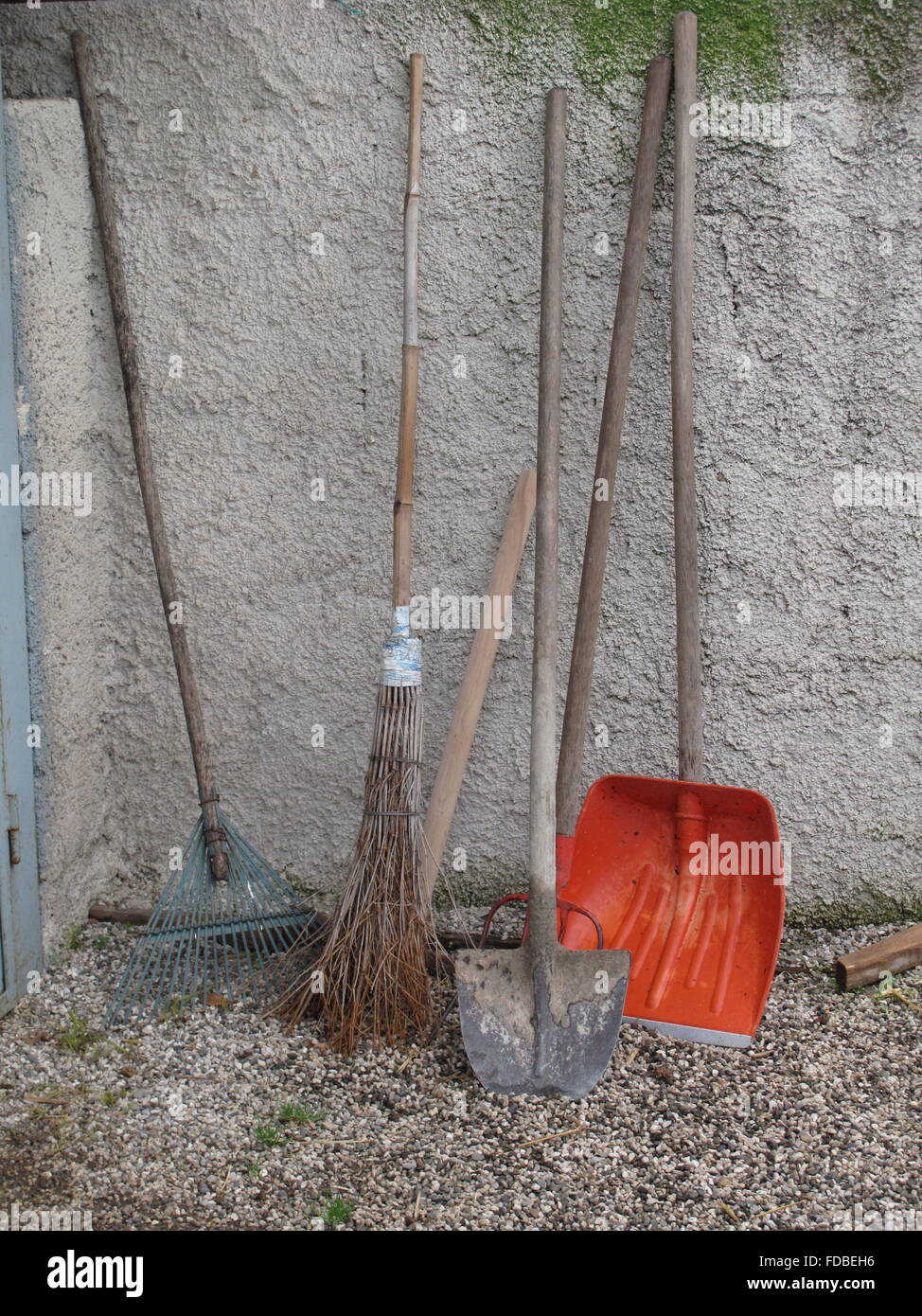 Rake shovel hi-res stock photography and images - Alamy