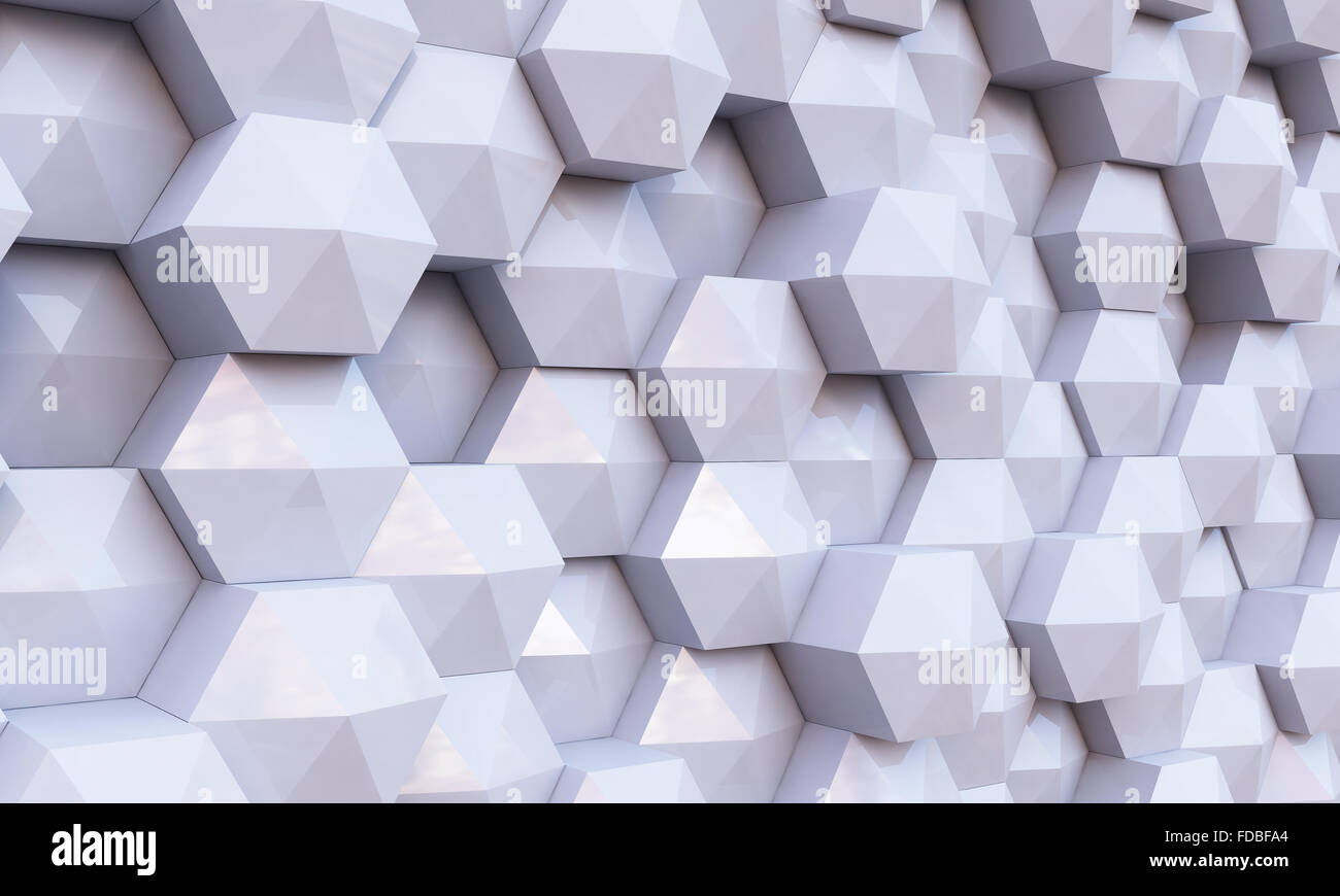 Background image of futuristic concept with silver cube elements Stock ...