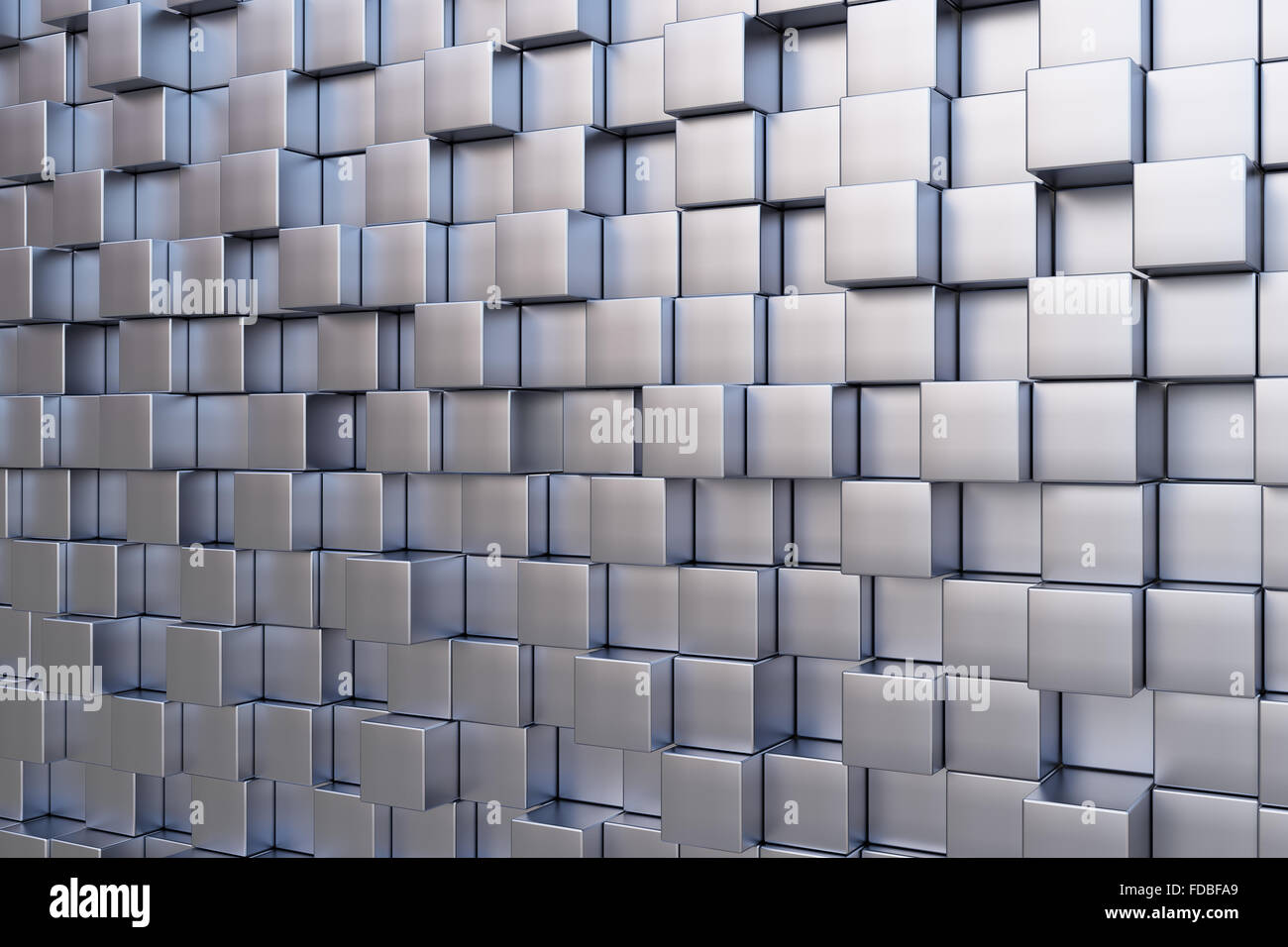 Background image of futuristic concept with silver cube elements Stock ...