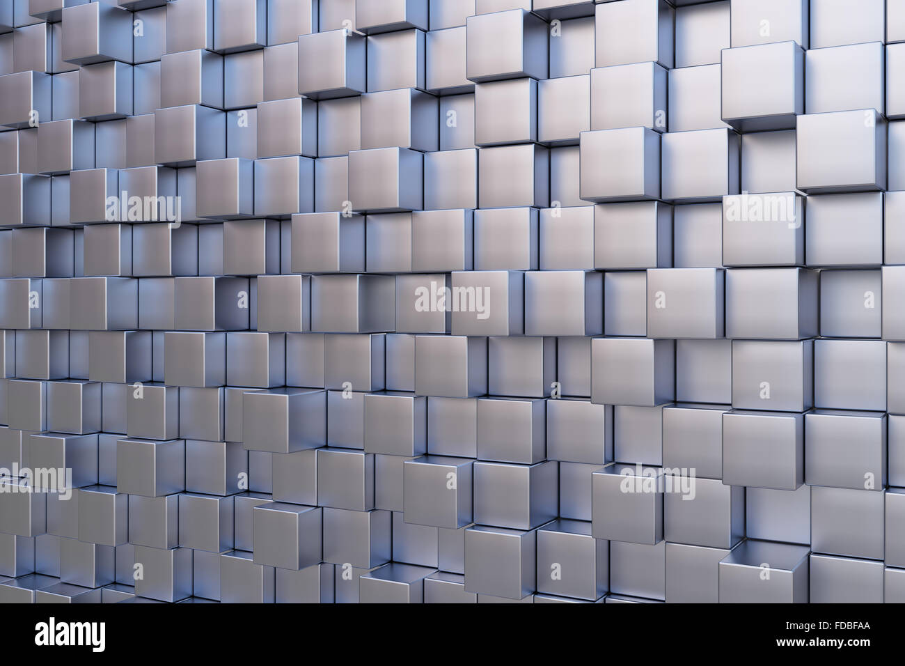Background image of futuristic concept with silver cube elements Stock ...