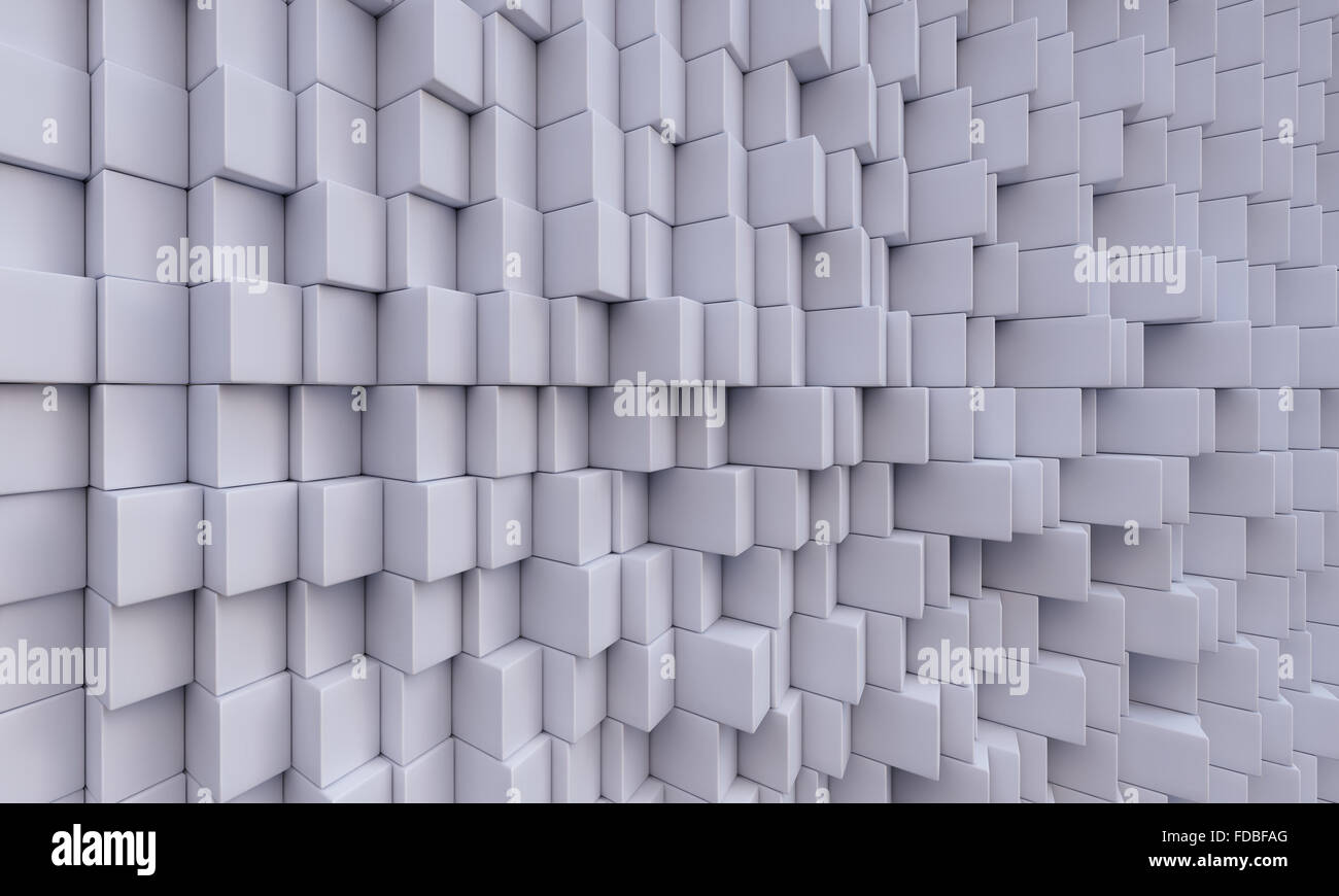 Background image of futuristic concept with silver cube elements Stock ...