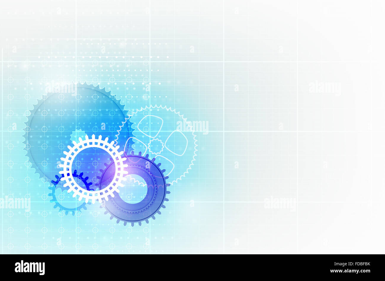 Background image with color gear mechanism on white background Stock ...