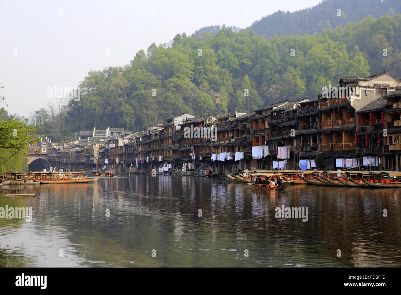 Hunan Province Fenghuang County Fenghuang Ancient City Stock Photo - Alamy