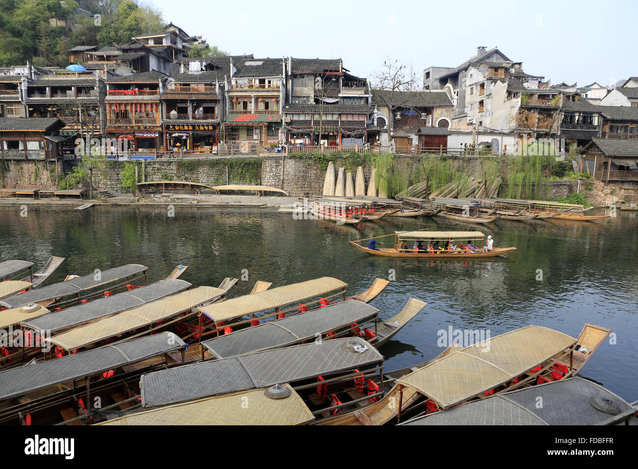 Hunan Province Fenghuang County Fenghuang Ancient City Stock Photo - Alamy
