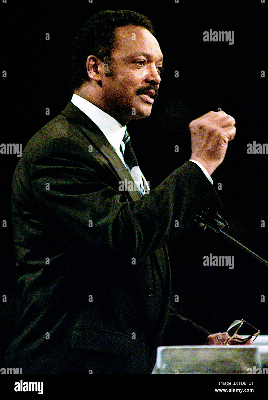 Manhattan, New York, USA, 14th July, 1992 Reverend Jesse Jackson ...