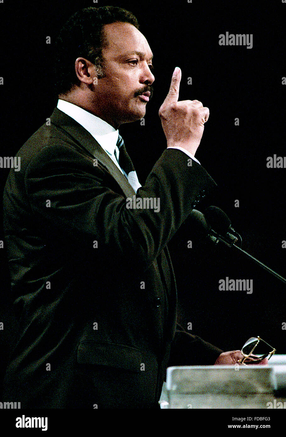 Manhattan, New York, USA, 14th July, 1992 Reverend Jesse Jackson ...