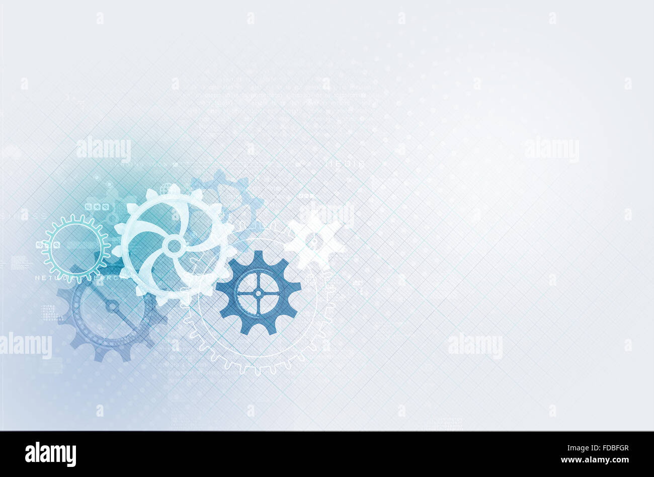 Background image with color gear mechanism on white background Stock ...