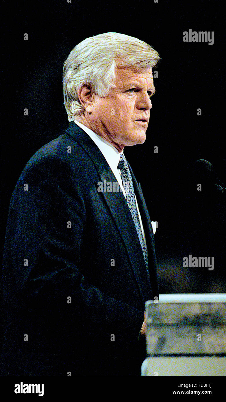 New York, NY., USA, 15th July, 1992 Senator Edward "Ted" Kennedy ...
