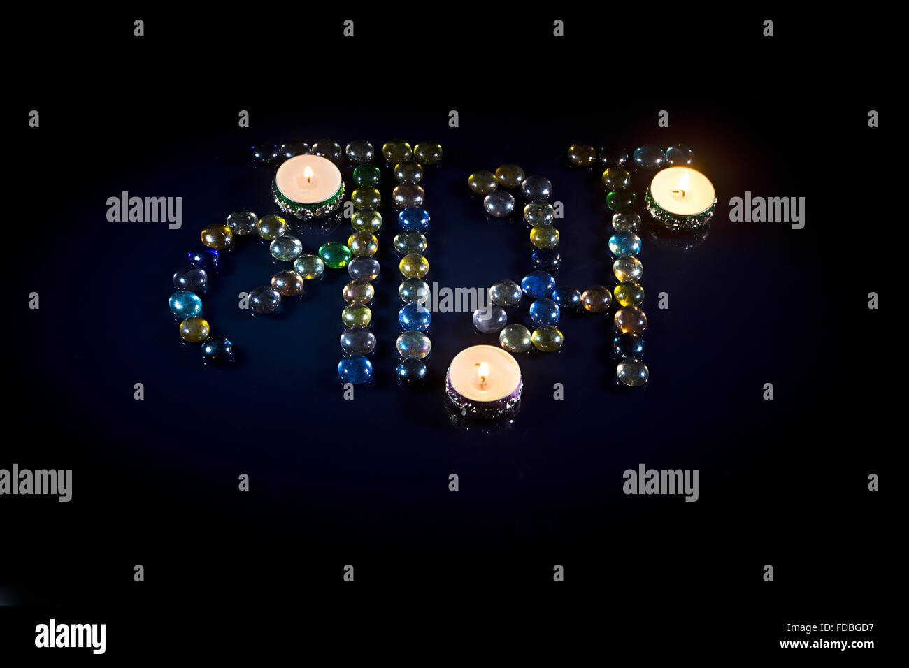 Indian Festival Diwali diya Shubh Labh Nobody Stock Photo - Alamy