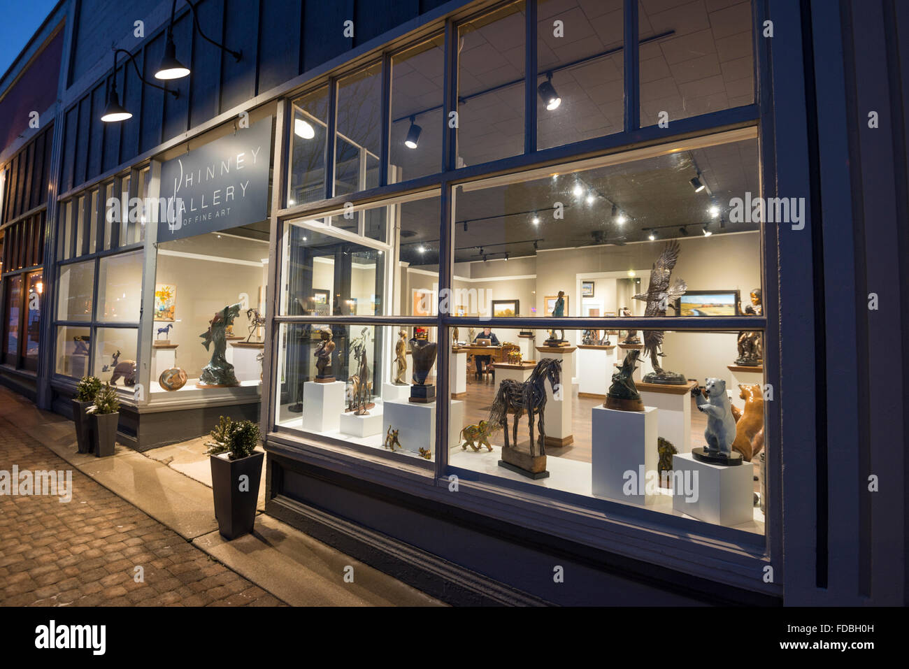 Bronze sculpture joseph oregon hi-res stock photography and images - Alamy