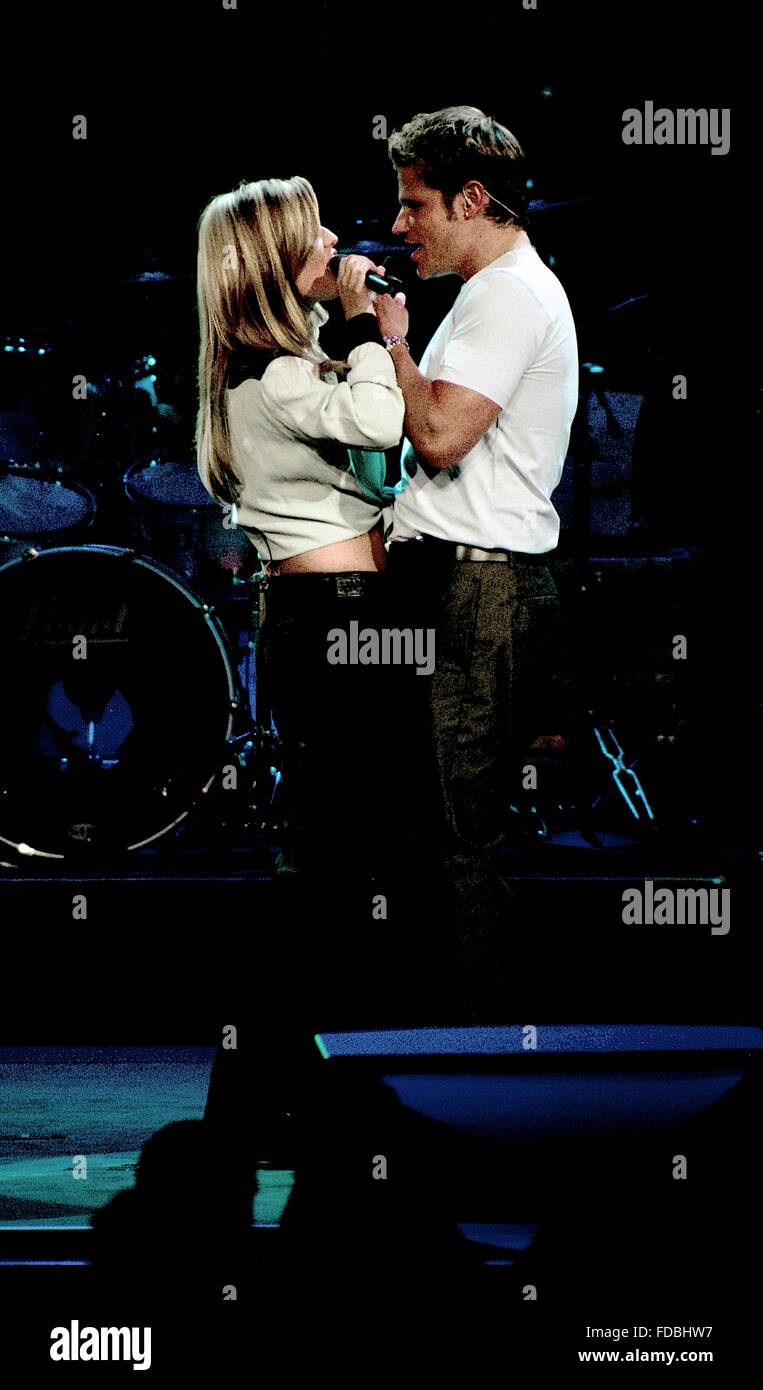 Washington, DC., USA, 19th January, 2001 Jessica Simpson and Nick ...