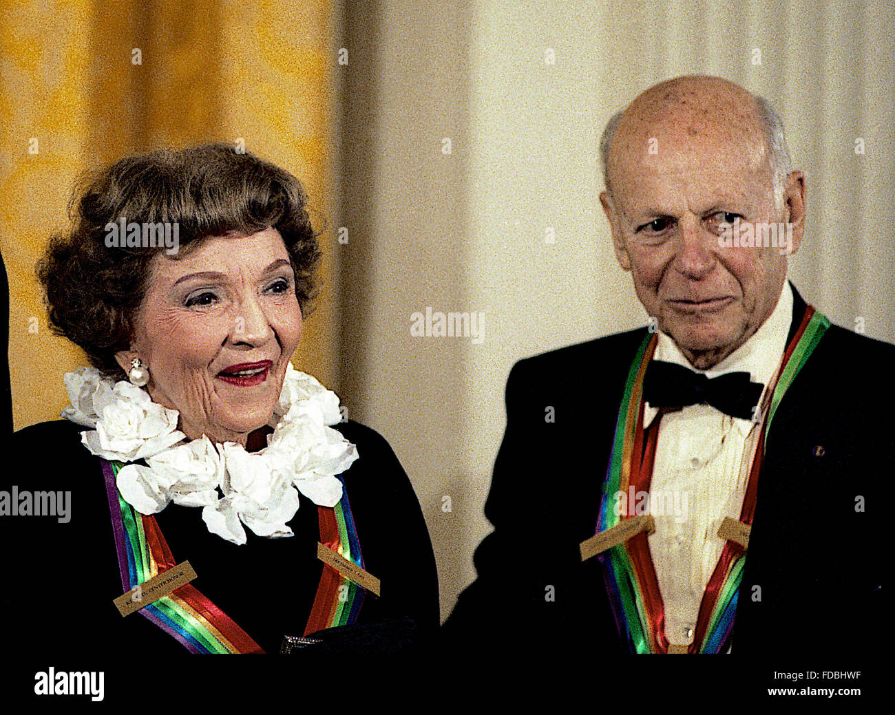 Washington, DC., USA, 3rd December, 1989 Film queen Claudette Colbert ...