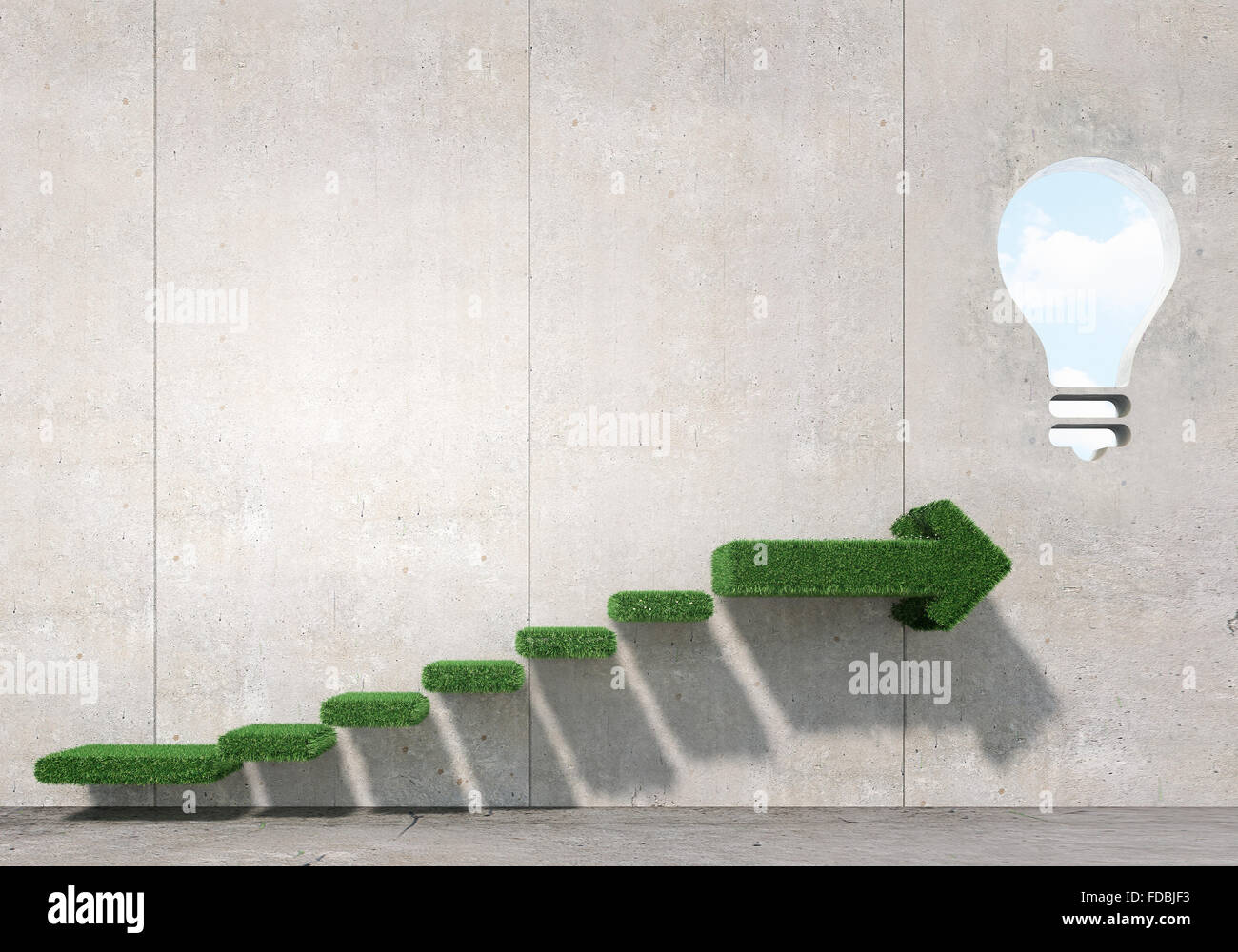 Business strategy plan over ladder leading to success Stock Photo - Alamy