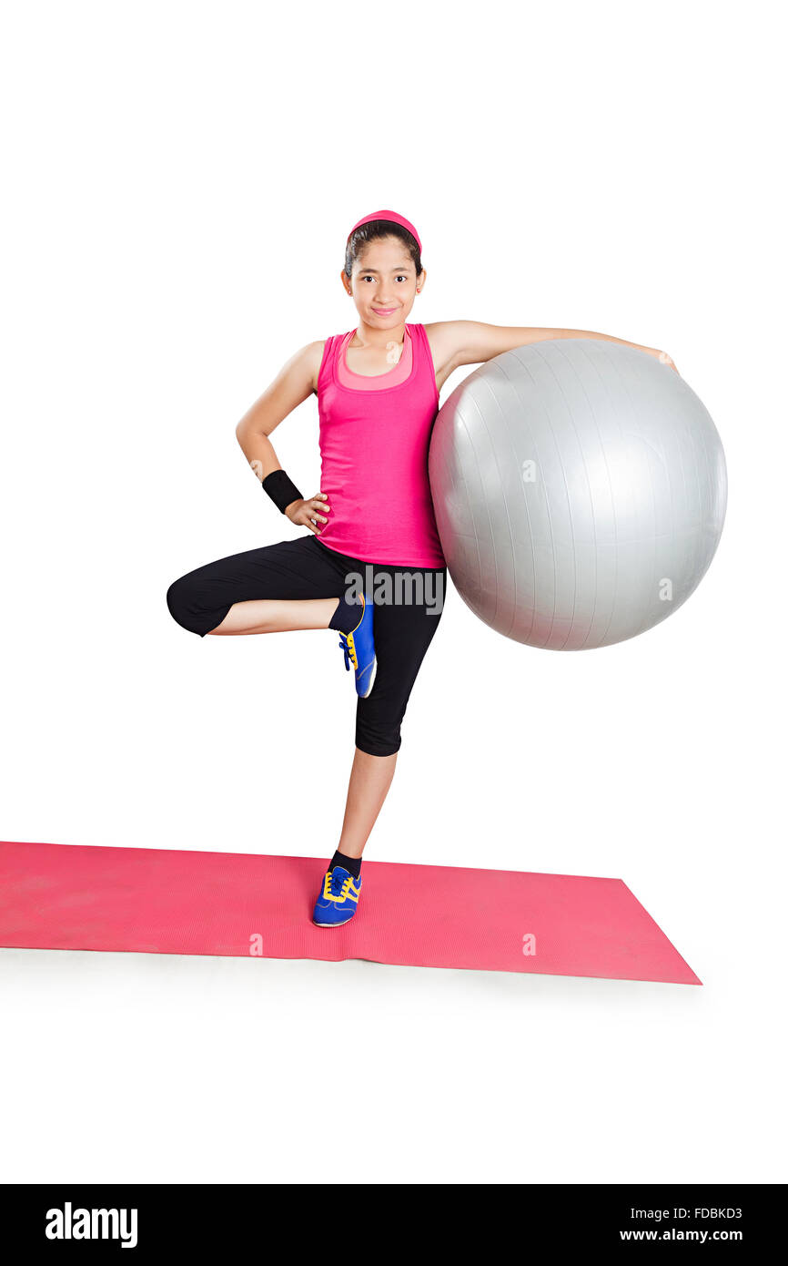 Person standing on one leg hi-res stock photography and images - Alamy