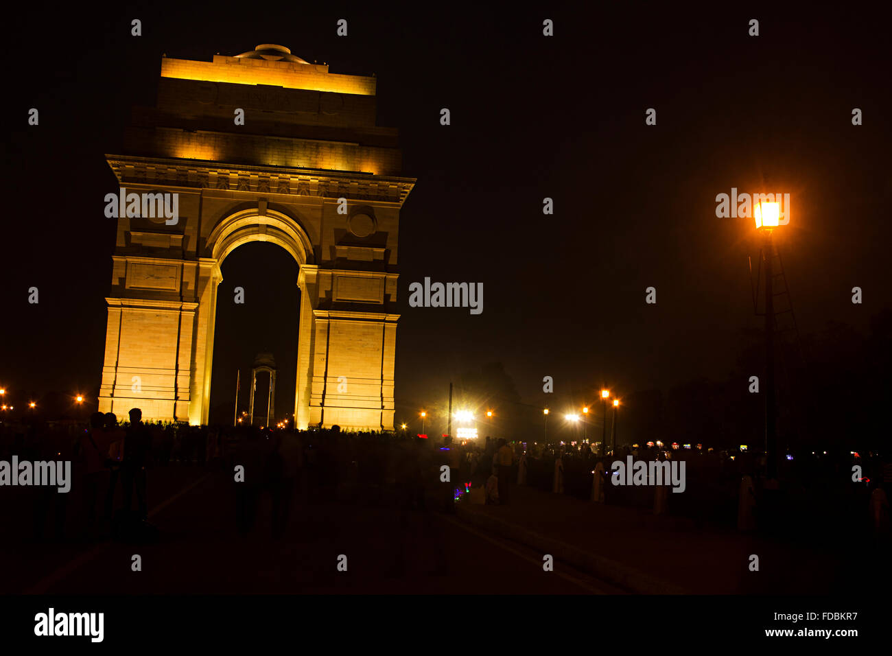 indian History India Gate Groups or Crowds Stock Photo - Alamy