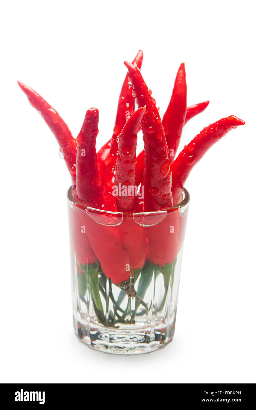 Red colour chilly hi-res stock photography and images - Alamy