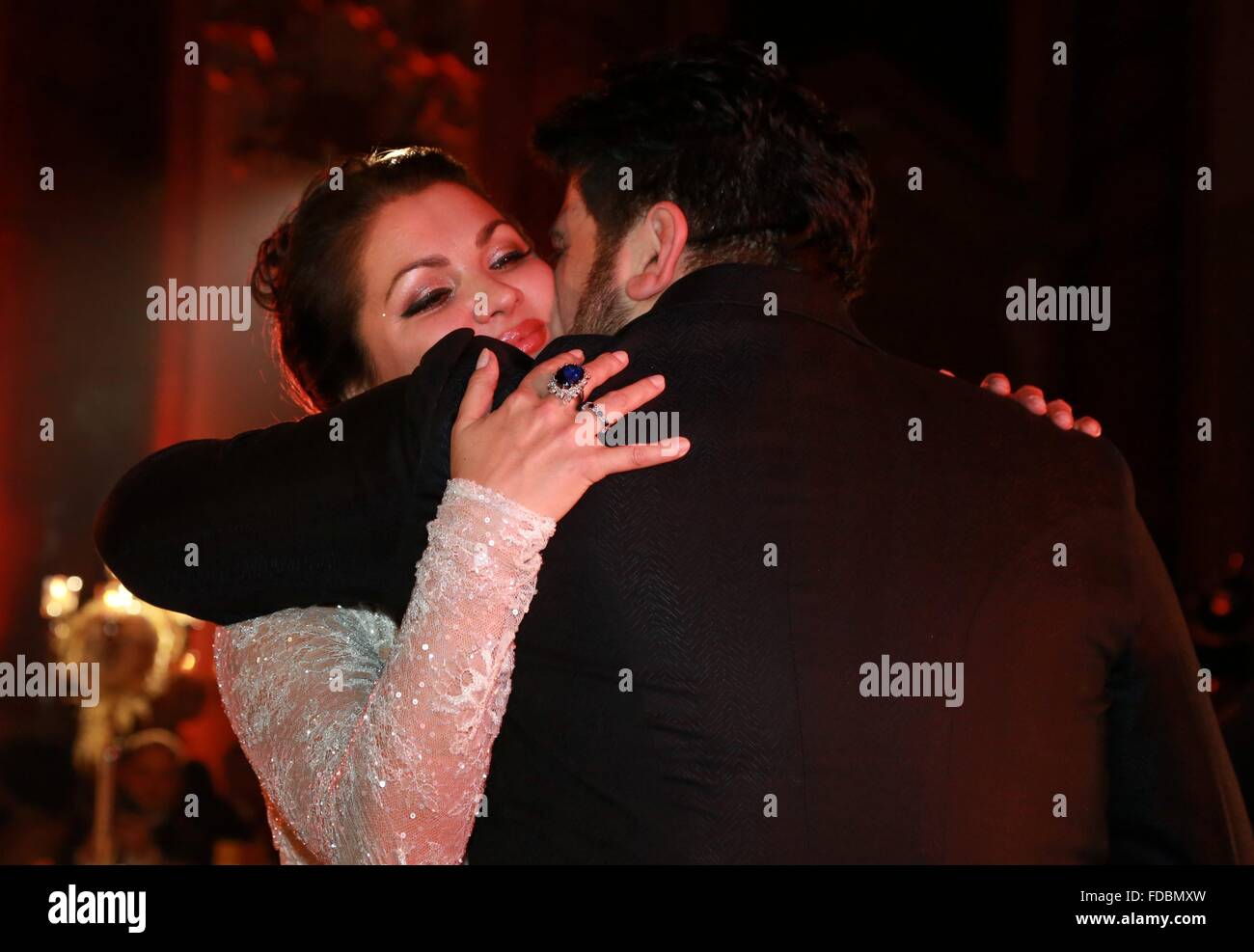 Wedding of Anna Netrebko and Yusif Eyvazov Featuring: Anna Netrebko ...