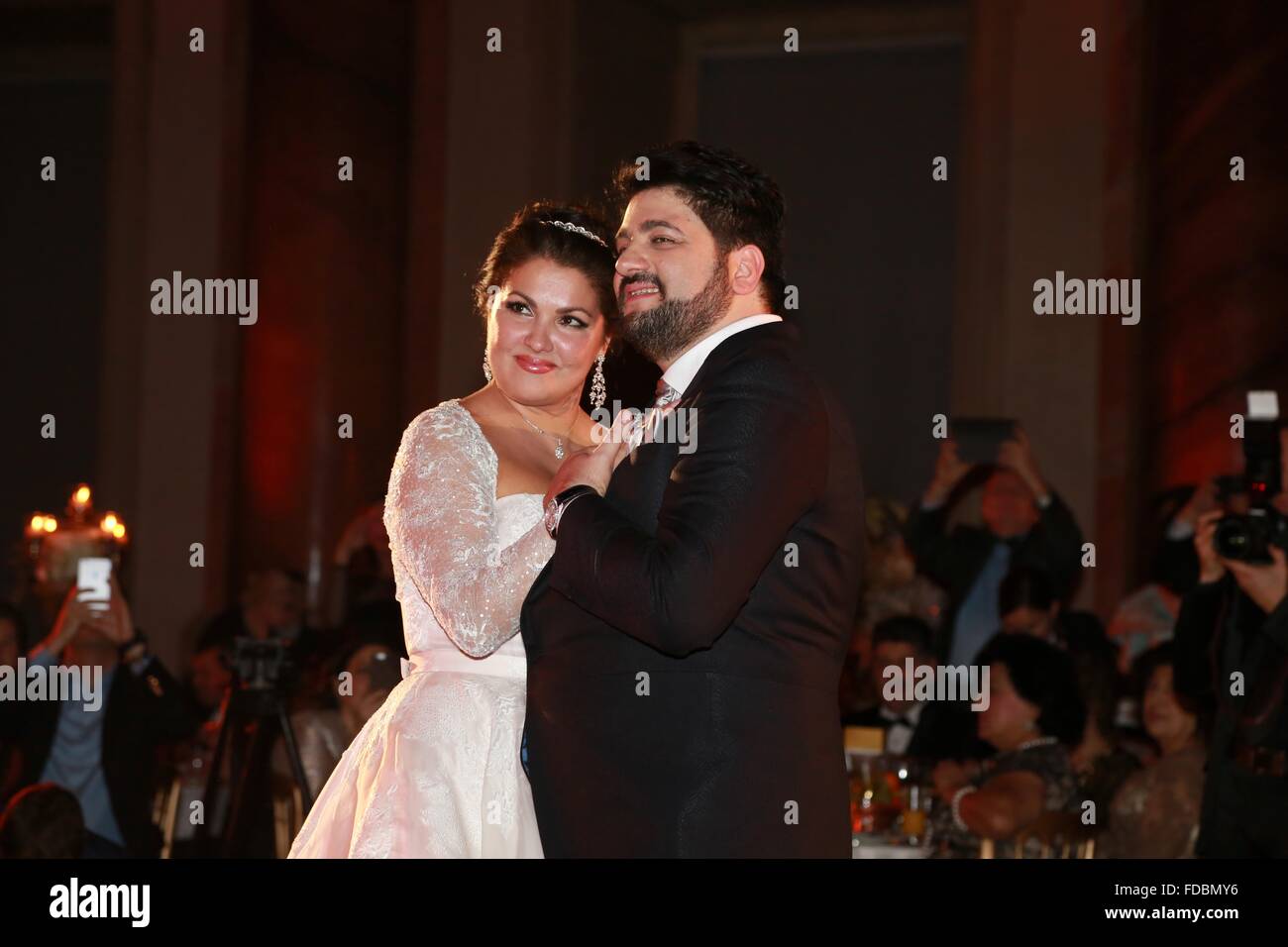 Wedding of Anna Netrebko and Yusif Eyvazov Featuring: Anna Netrebko ...