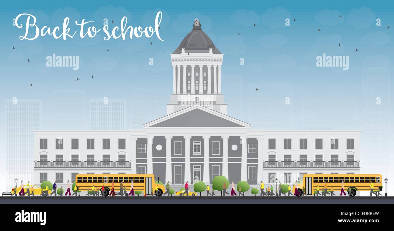 Government School Building Drawing