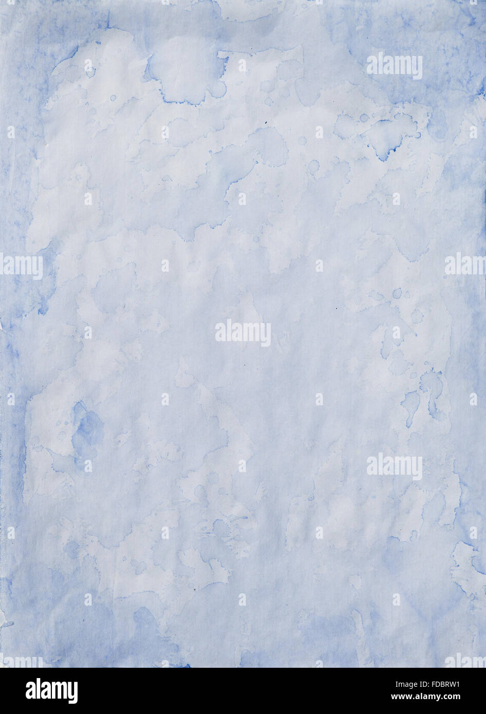 Grunge vintage old paper background, blue color Stock Photo - Alamy