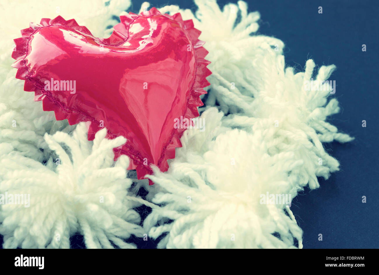 Red wool tuft hi-res stock photography and images - Alamy