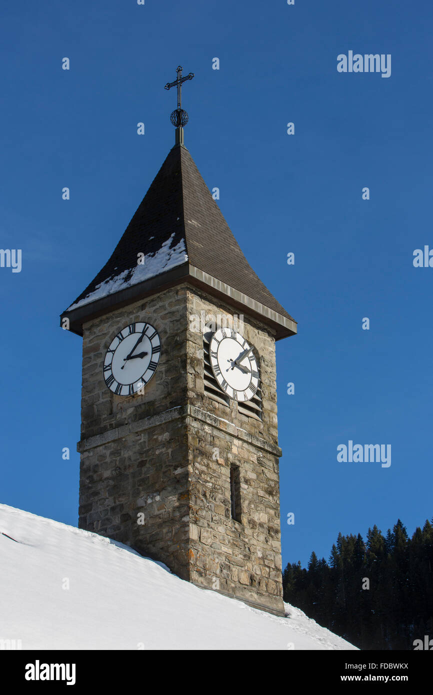 Clock tower swiss clock hi-res stock photography and images - Alamy