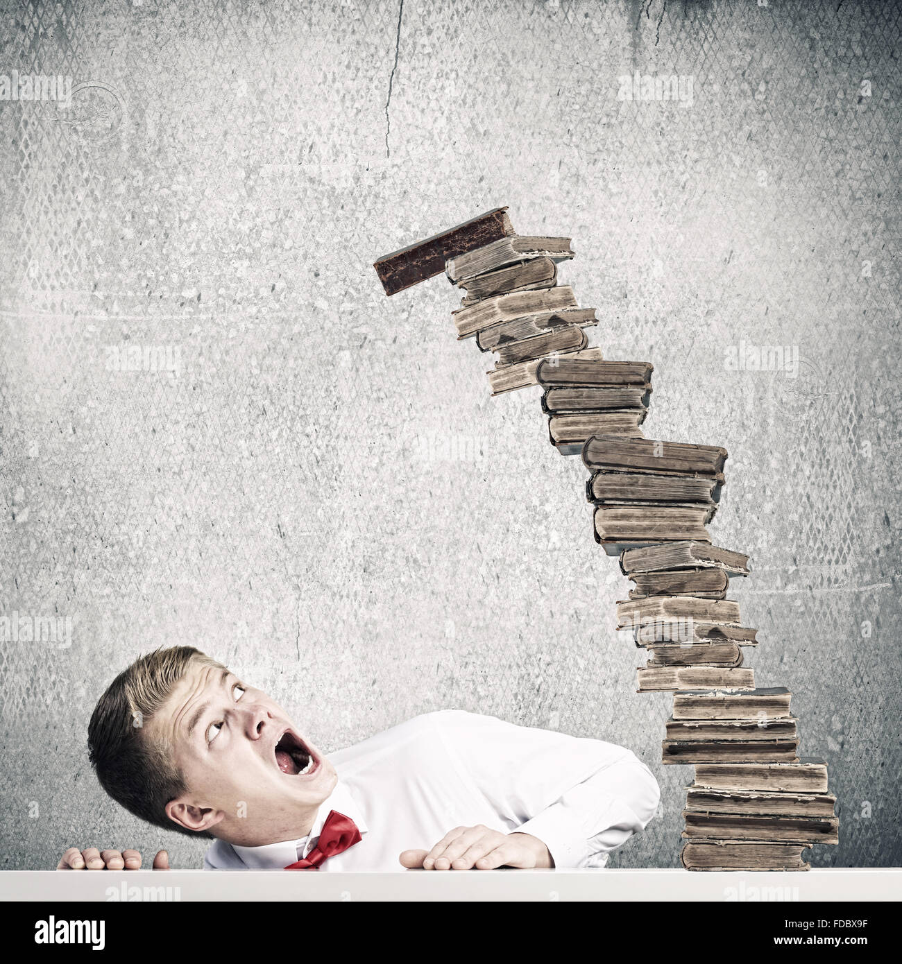 Falling books hi-res stock photography and images - Alamy