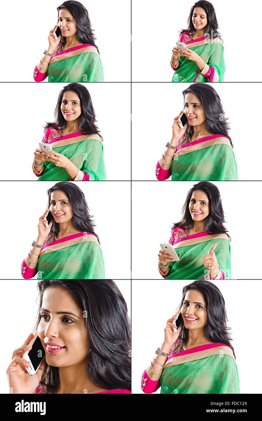 Indian middle class woman hi-res stock photography and images - Alamy