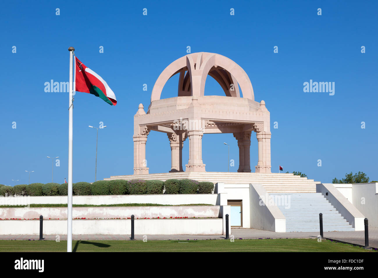 Roundabout in Oman Stock Photo - Alamy