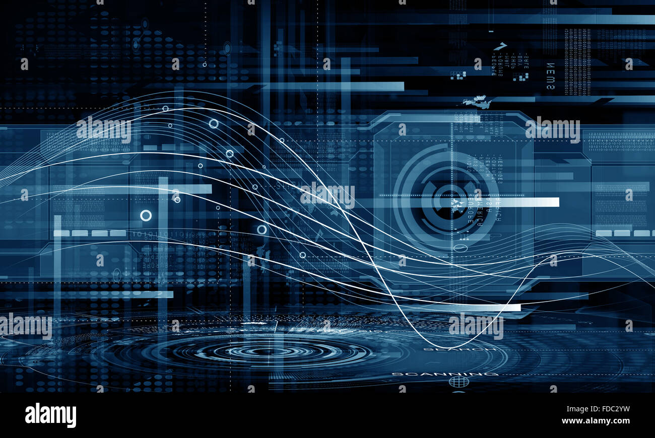 Background conceptual image of digital 3d icons Stock Photo - Alamy
