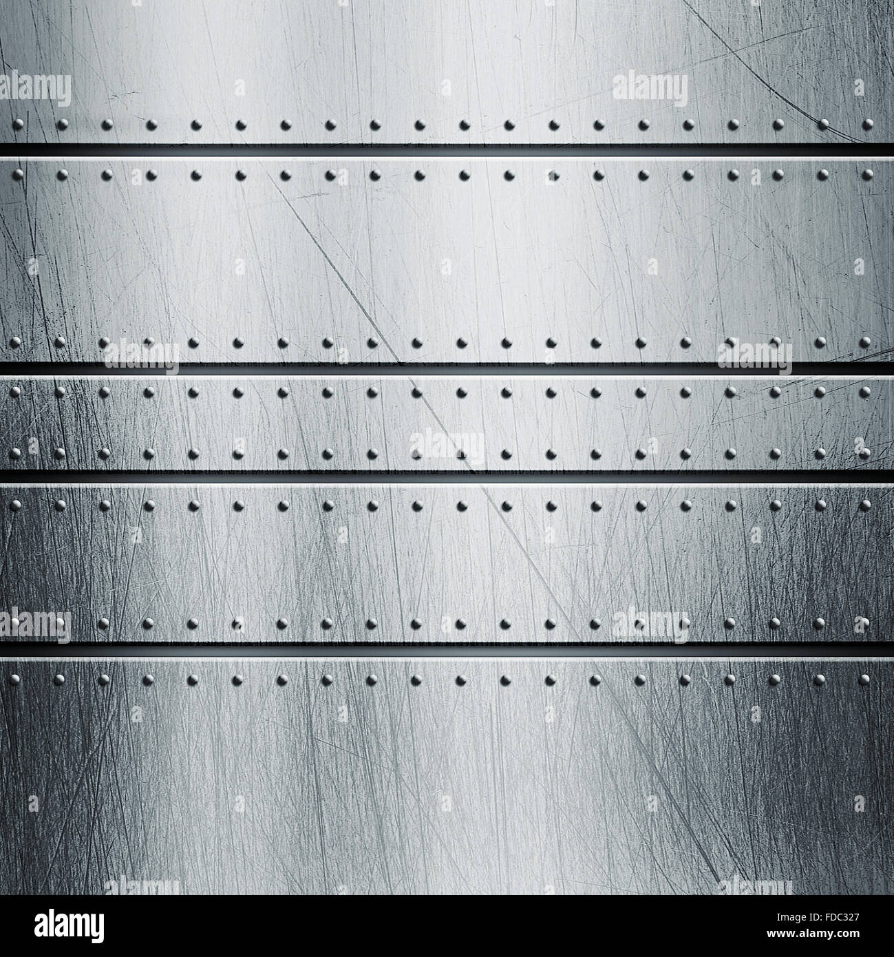 Abstract background. Brushed metal texture with rivets Stock Photo - Alamy