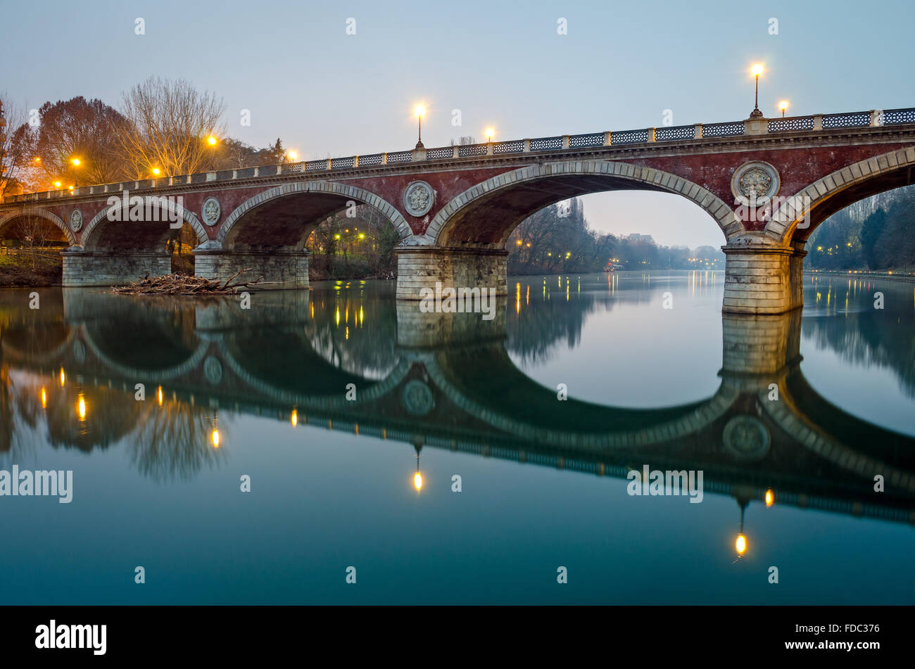 Po river isabella bridge hi-res stock photography and images - Alamy