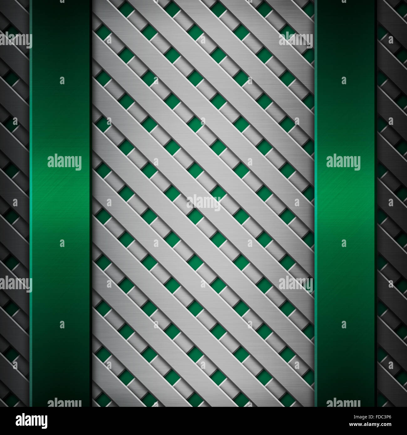 Metal background with green metallic stripes Stock Photo - Alamy