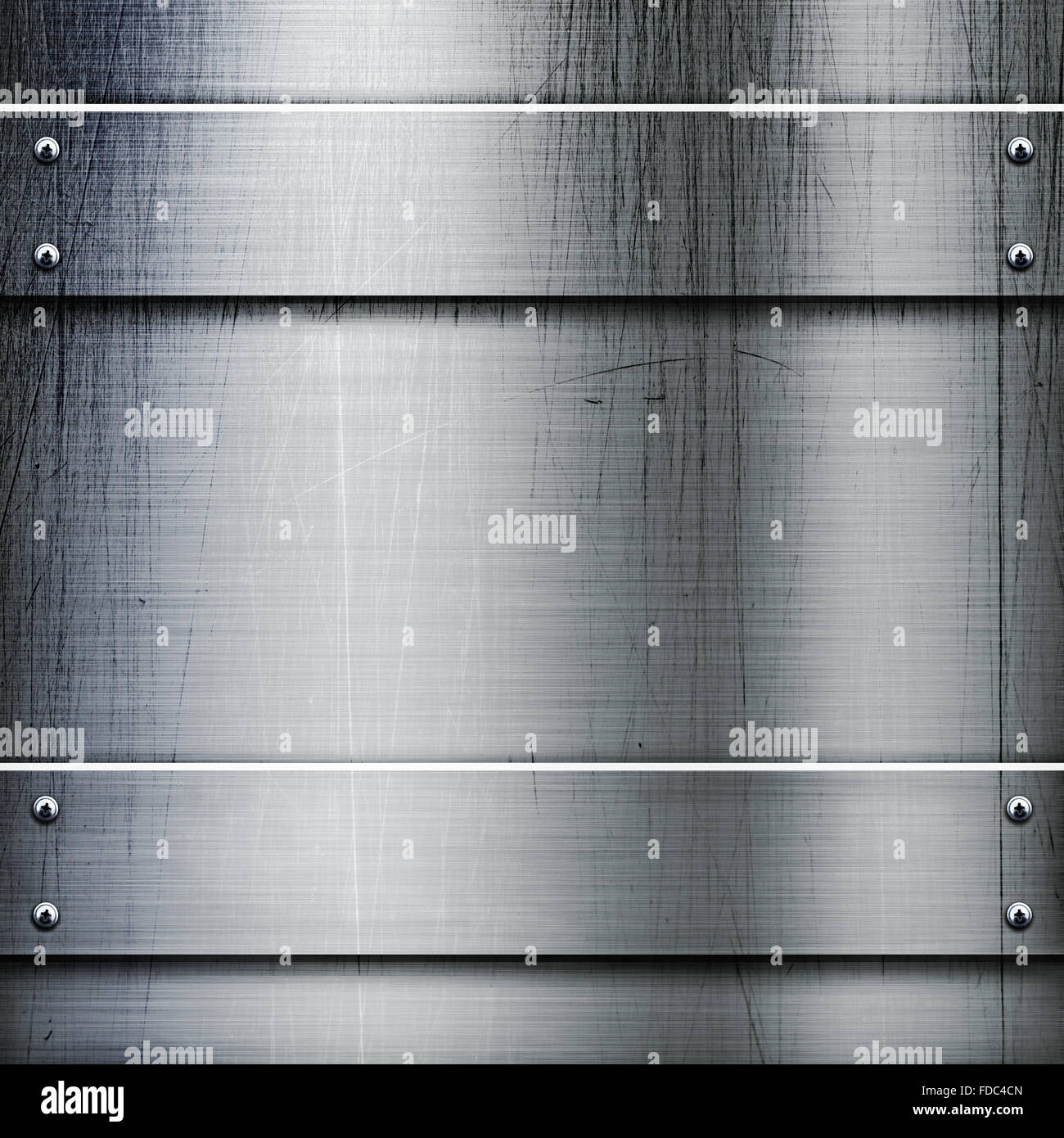 Abstract background. Brushed metal texture with rivets Stock Photo - Alamy