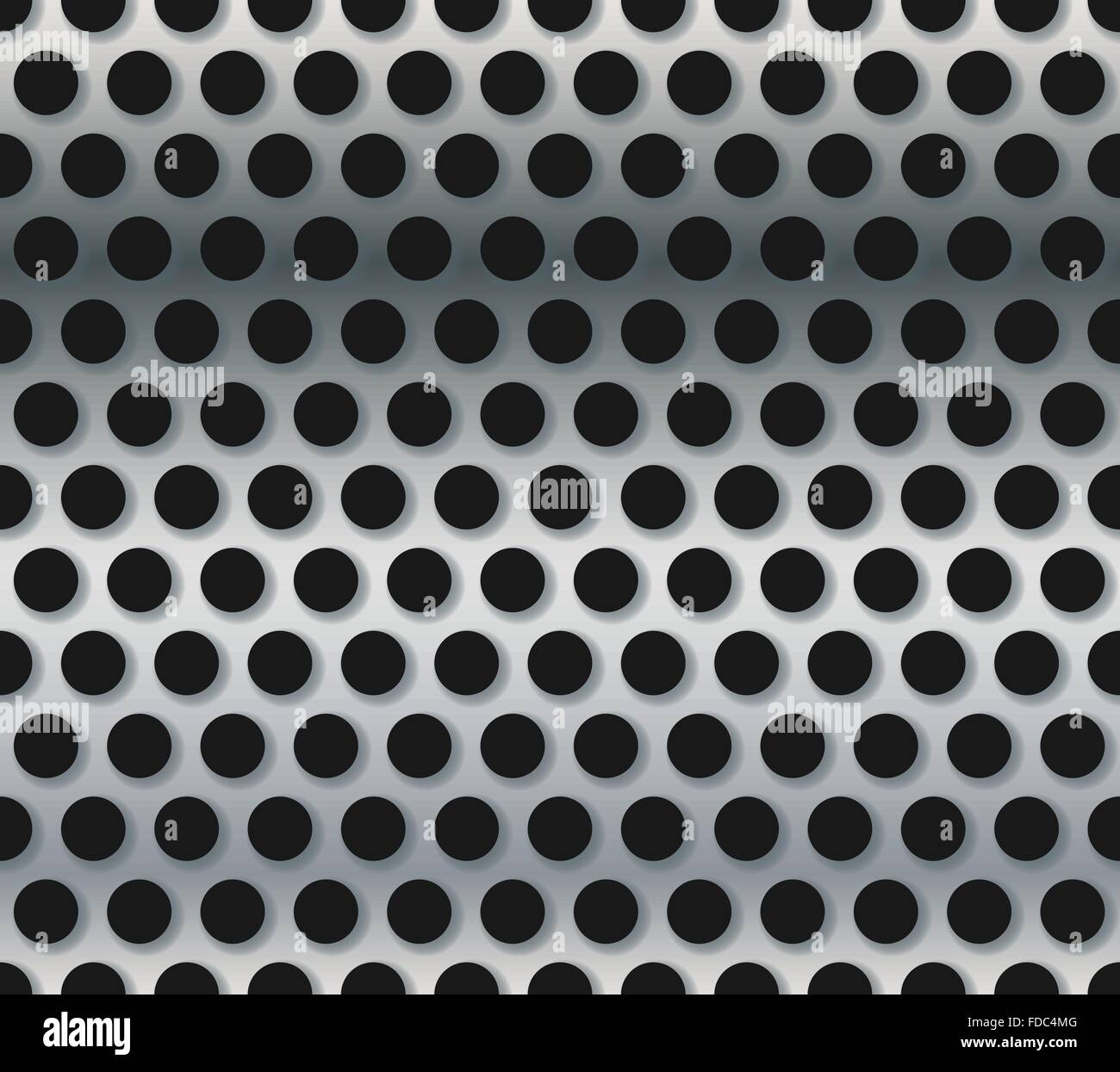 Blueish punched, perforated metal sheet, background. Repeatable Stock ...